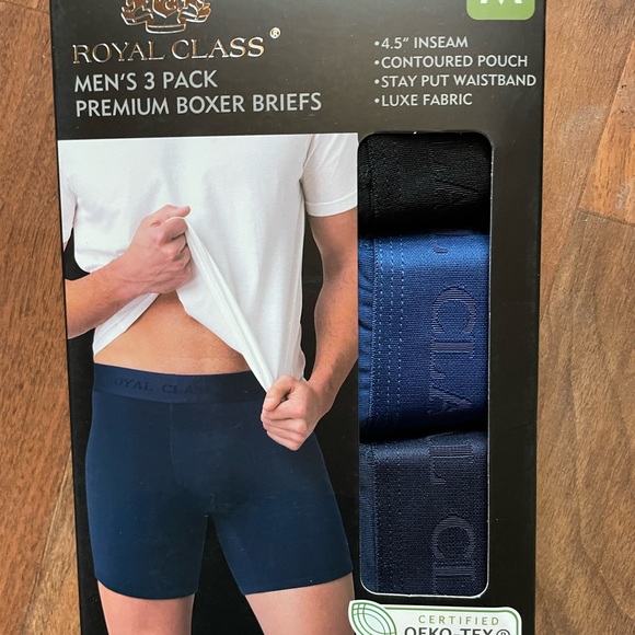 Royal Class | Underwear & Socks | New Mens 3 Pack Boxer Briefs Royal ...